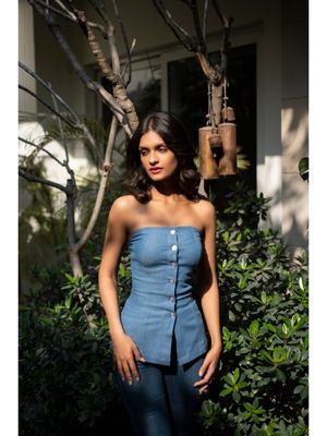 Buy IT GIRL Blue Nicole Top Online