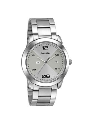 Buy Sonata RPM 2.0 7924SM11 Silver Dial Analog watch for Men Online