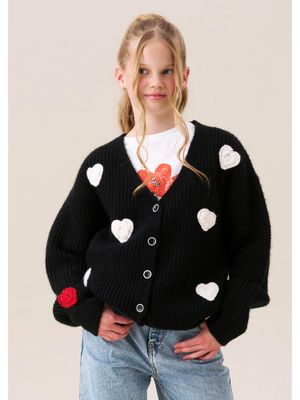 Buy ANGEL & ROCKET Everly Heart Cardigan (11-12 Years) Online