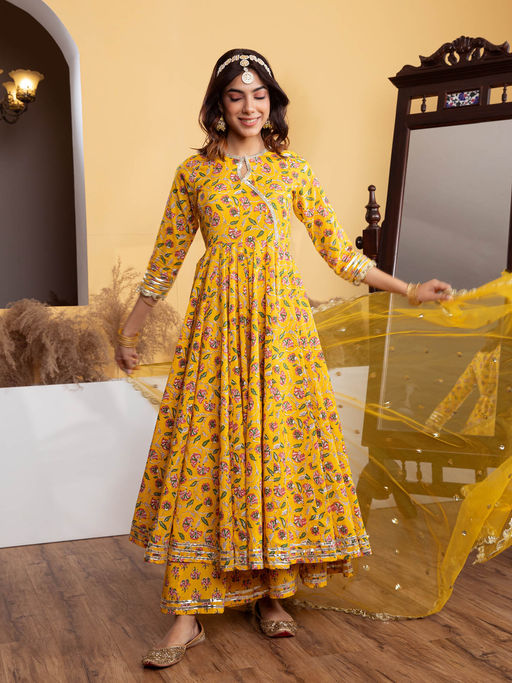 cotton frock suit with dupatta