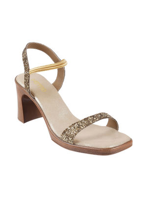 Metro Sandals : Buy Metro Women's Gold Party Sandals (EURO 37) Online ...