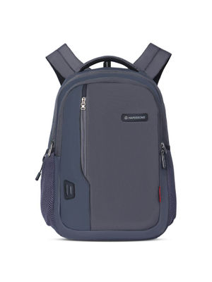Buy Harissons Grey Solid Backpack Online