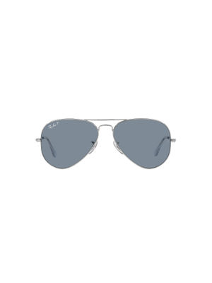 Buy Ray-Ban Silver Sunglasses 0RB3025 Pilot Silver Frame Blue Lens (58 ...