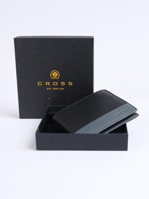 Buy Cross Men Leather Colorblock Multi-Color Wallet Online