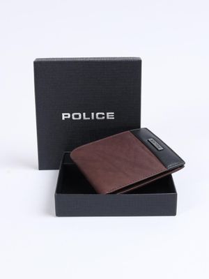 Buy Police Men Leather Solid Multi-Color Wallet Online
