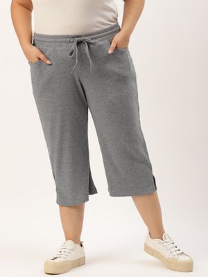 Buy theRebelinme Plus Size Womens Charcoal Grey Solid Color Wait Tie-Up ...