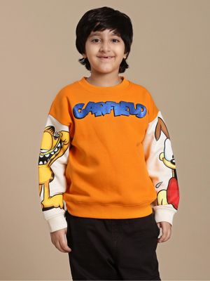 Buy Kidsville Garfield Printed Oversize Sweat-Shirt for Boys (7-8 Years ...