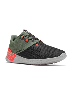 Buy New Balance Men Cush Black & Green Running Shoes Online