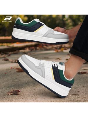 Buy Bond Street Men Green Casual Sneakers (UK 6) Online