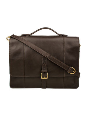 Buy Hidesign Brown Briefcase Men Bag (L) Online