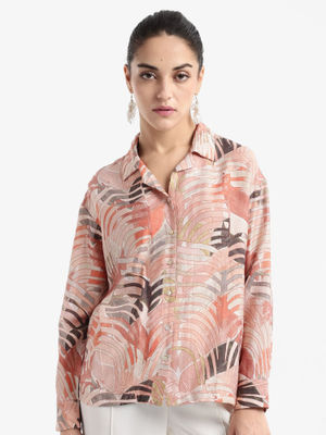 Buy RAREISM Womens Relaxed Fit Floral Print Shirt Online