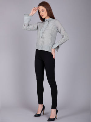 CAMLA tops_women_westernwear : Buy CAMLA Green Color Textile Top For ...