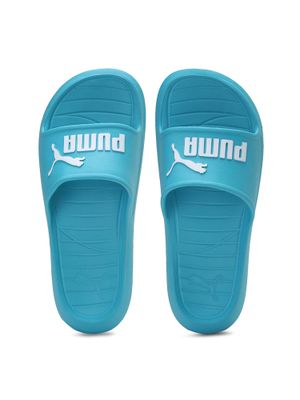 Puma Sliders : Buy Puma Dive Cat V2 Unisex Blue Slides Online | Nykaa ...