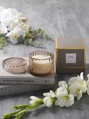 Buy Pure Home + Living Dario Brown Wax Filled Glass Jars Online