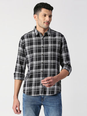 Buy Pepe Jeans Brock Full Sleeves Grindle Checks Casual Shirt Online