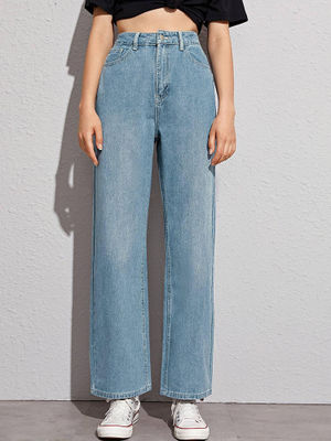 Buy KOTTY Women's Regular High Rise Blue Jeans Online