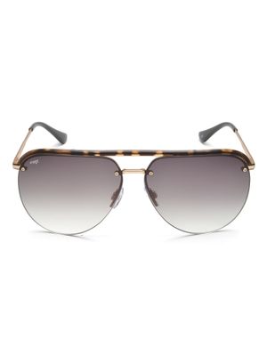 Buy IMAGE Men Full UV Protected Gradient Grey Lens Pilot Sunglasses (63 ...