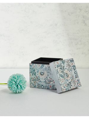 Buy Fabindia Light Blue Wood Utility Box Online