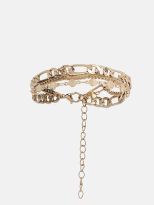 Buy Kazo Gold Chunky Chain Bracelet Online
