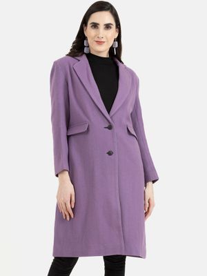 Buy Owncraft Women'S Lavender Wool Coat (XS) Online
