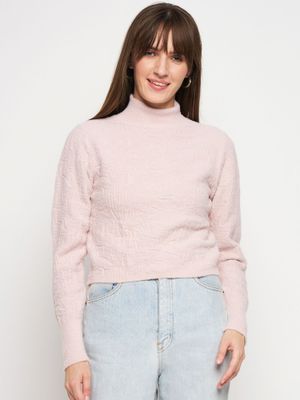 Buy Madame Women Peach Sweater online