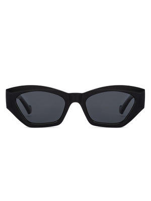 Buy Vincent Chase By Lenskart Black Large Cat Eye Sunglasses - VC ...