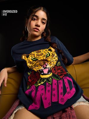 Buy The Souled Store Tss Originals Wild Women Oversized T-Shirt (XXS ...
