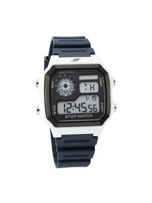 Buy Sonata Hexa 77123PP02 Grey Dial Digital Watch for Unisex Online