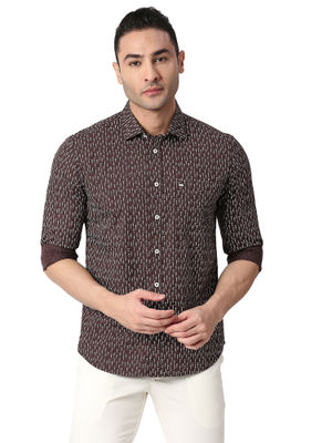 BASICS Casual Shirts : Buy BASICS Slim Fit Turkish Coffee Cotton Poplin ...