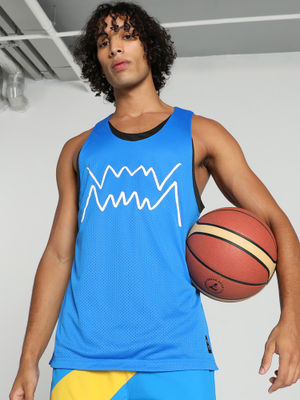 Buy Puma Jaws Core Mens Blue Tank Online