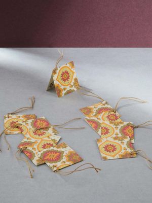 Buy Fabindia Ajrakh Paper Gift Tags Online