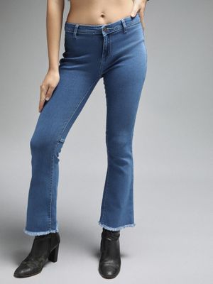 Buy High Star Blue Bootcut Women Jeans online