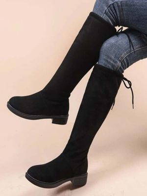 Buy Shoetopia Boots for Women Black Online