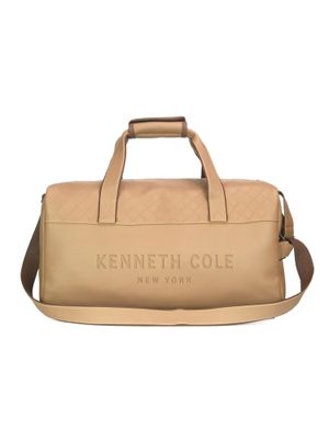 Buy Kenneth Cole Faux Leather Top Zip Travel Duffel Bag - Brown Online