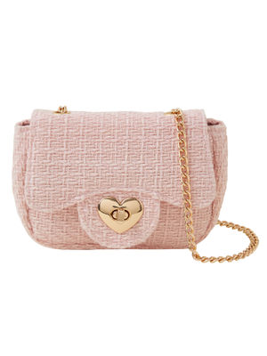 Buy Accessorize London Pink Tweed Bag Online