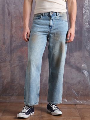 Buy Hubberholme Men Relaxed Fit Blue Jeans (28) Online