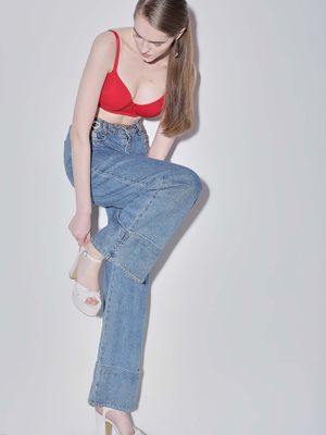 Buy Vero Moda Intimates Red Underwired Padded T-Shirt Bra (32B) Online