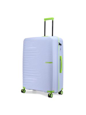 Buy Nasher Miles Purple Textured Trolley Bag Online