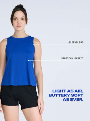 Buy Cava Athleisure Cobalt Overlap Tank Top (XS) Online