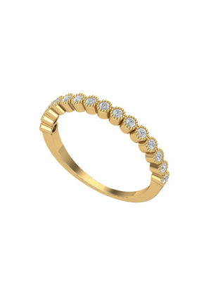 Buy Raf The Label Fine Jewellery 14k Gold Diamond Half Eternity Ring Online