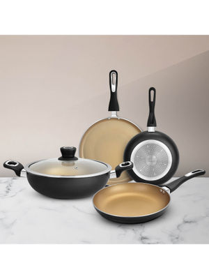 Buy Bergner Optimum 3-Layer Non-Stick 4 Piece Cookware Set Online
