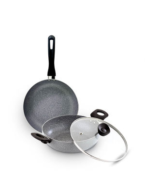 Buy Bergner Orchid 3-Layer Non-Stick Coating 2 Piece Cookware Set Online