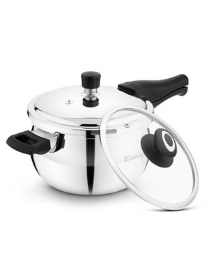 Buy Bergner Trimax Orb Triply 2L Belly Shape Outer Lid Pressure Cooker ...