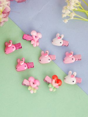 Buy Silvermerc Designs Set Of 9 Clip Peppa Pig Hair Clip Online