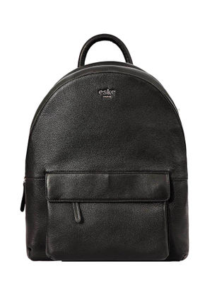 Buy Eske Black Xavier Genuine Leather Backpack Online
