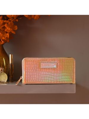 Buy Visual Echoes Women Textured Multi-Color Wallets Online