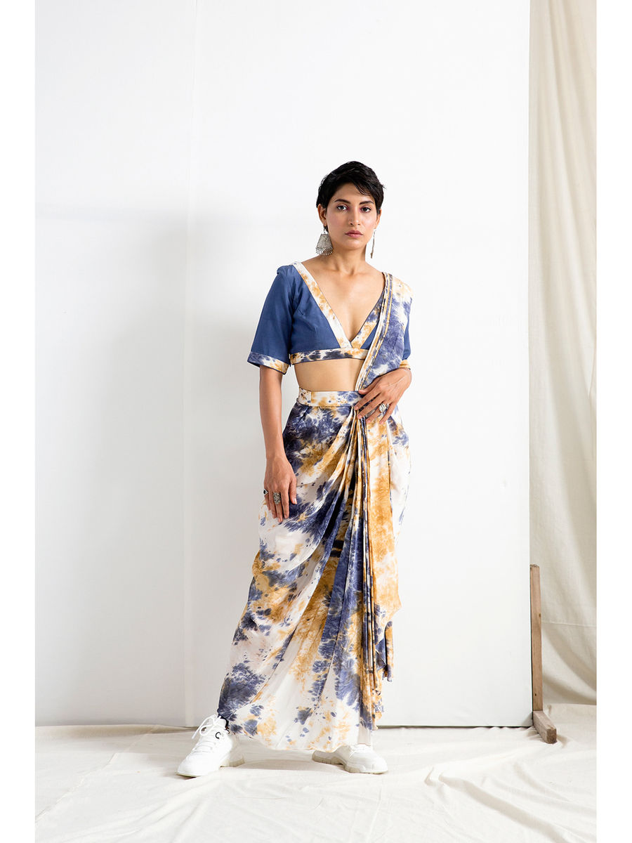 Buy Pre Draped Sarees Online with Classy and Easy to Wear Designs