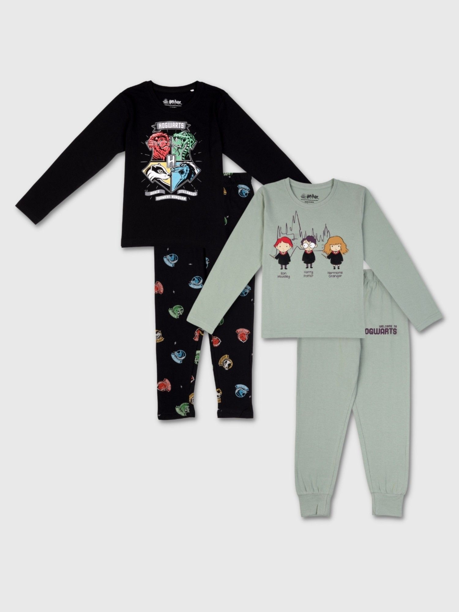 Buy Nap Chief Harry Potter Trio and Sigil Night Suits (Set of 4) at Redfynd