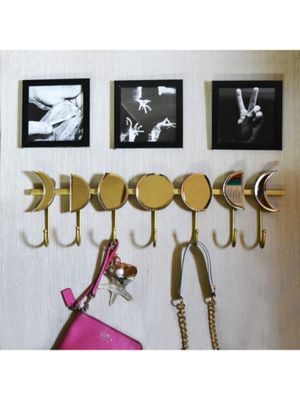 Buy Hollyhock Cosmic Moon Hook Wall Hanger Online