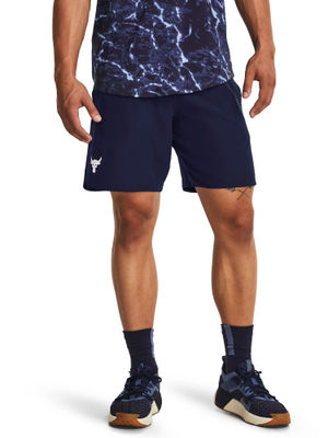 Buy Under Armour Men Project Rock Woven Shorts - Blue Online